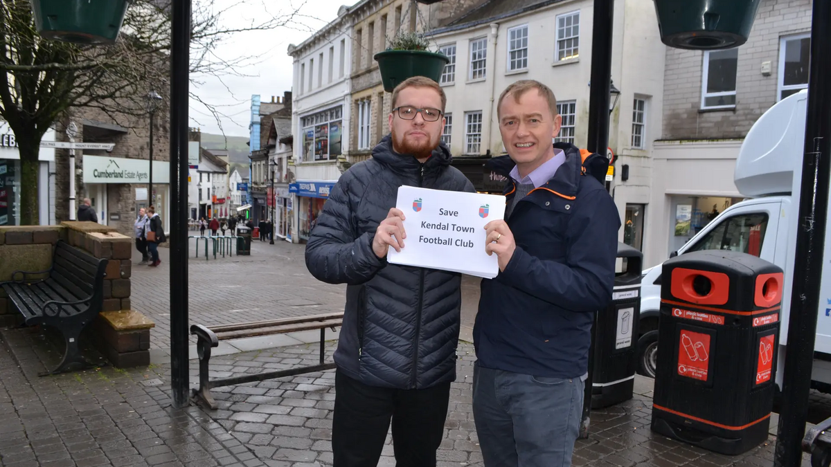 MP presented with petition as campaign to save Kendal Town FC ramps up ...