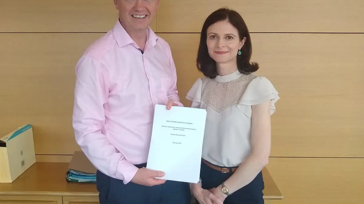 MP presents health minister with case for Kendal radiotherapy centre ...
