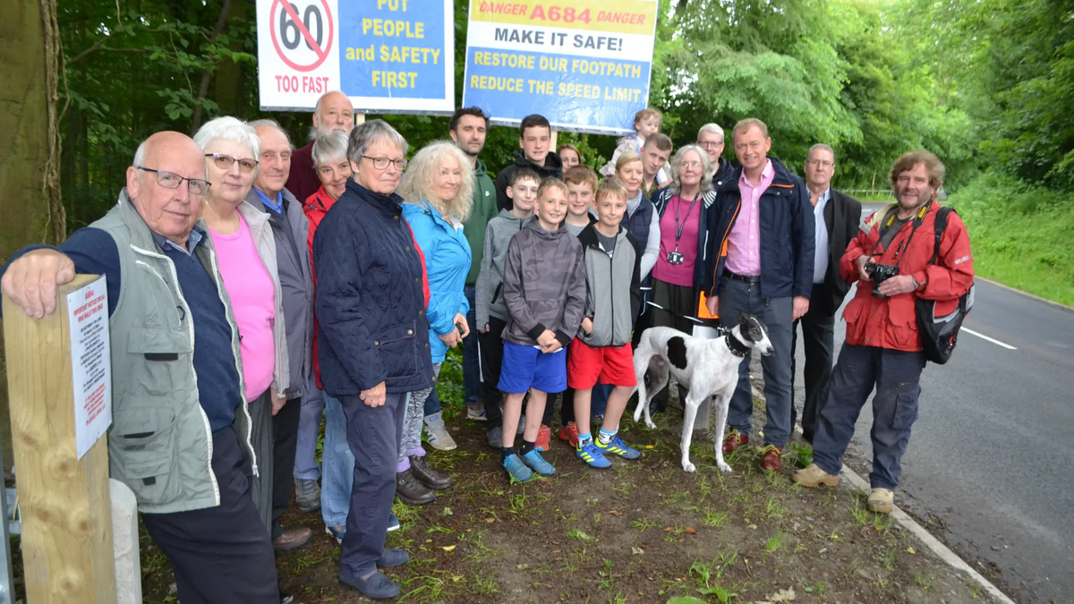 MP and local councillors back campaign to cut speed limit on ‘dangerous ...