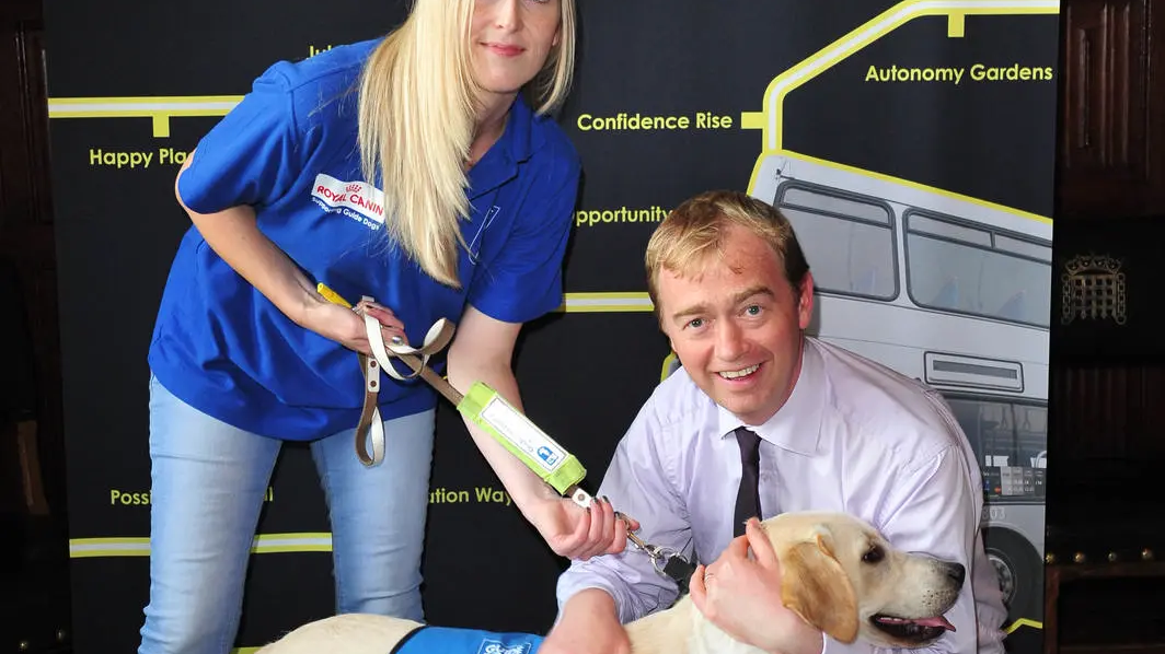 Tim Farron MP on board with Guide Dogs' talking buses campaign ...